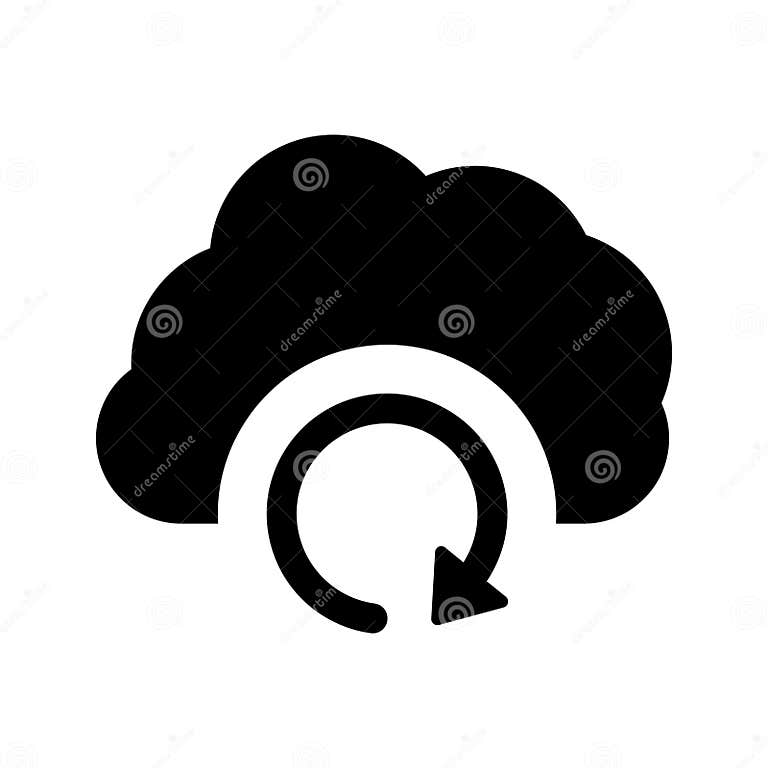 Backup, Cloud, Time Machine Icon Stock Illustration - Illustration of document, deadline: 334985889