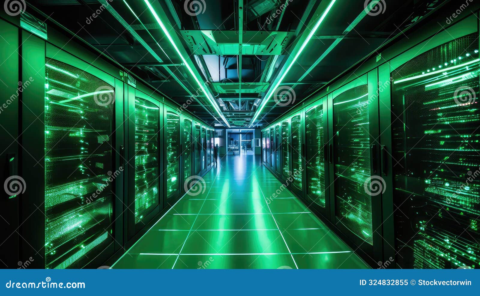 Backup data center light stock illustration. Illustration of commitment ...