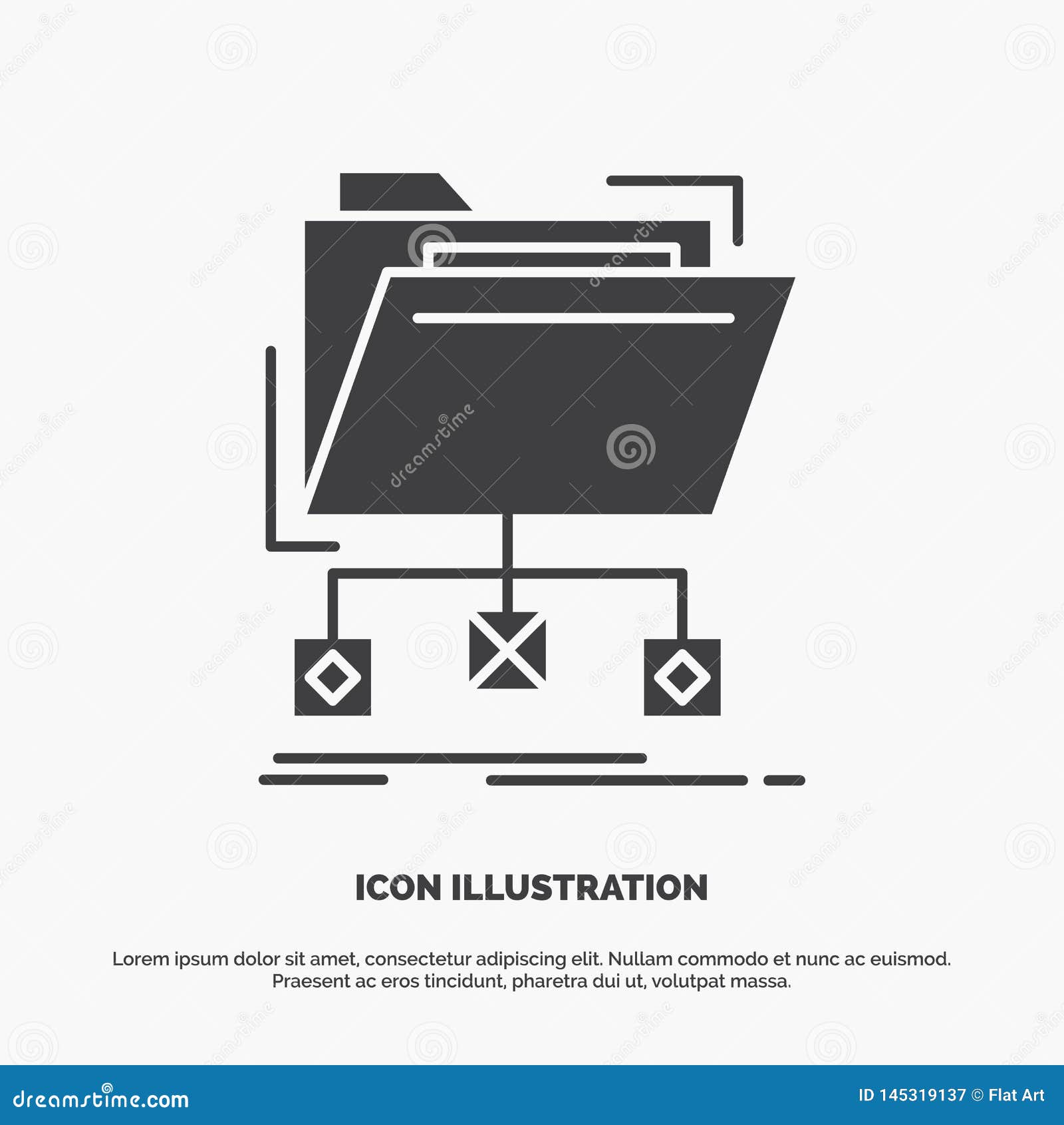 Backup, Data, Files, Folder, Network Icon. Glyph Vector Gray Symbol for UI and UX, Website or ...
