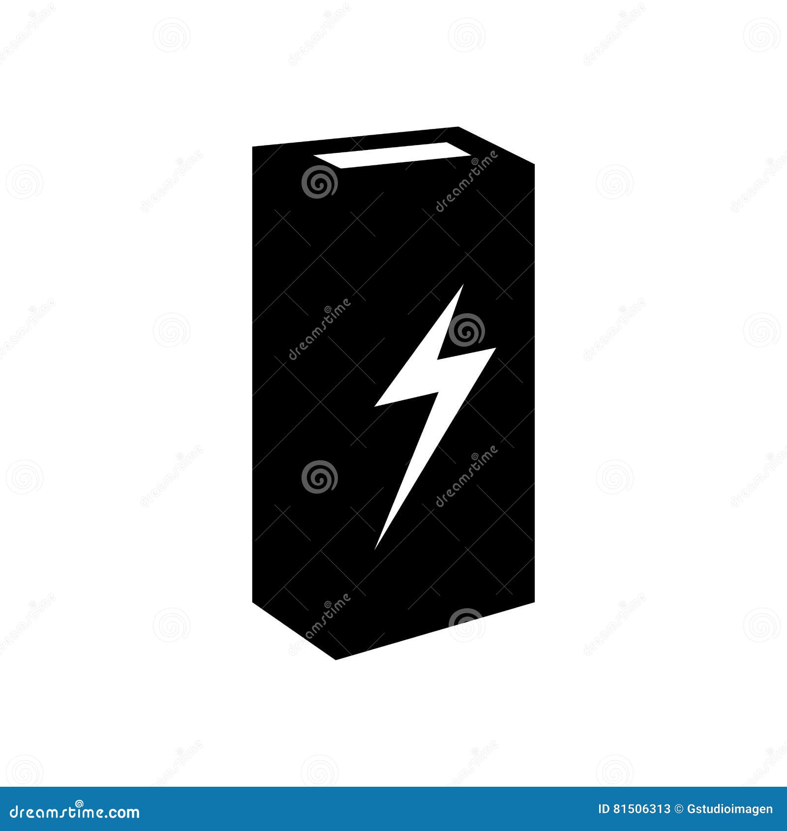 Backup energy supply icon stock vector. Illustration of isolated - 81506313