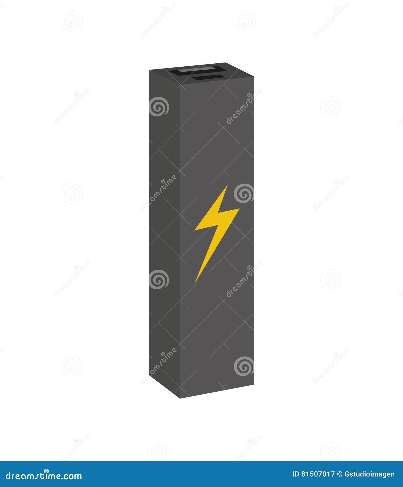 Backup energy supply icon stock vector. Illustration of hardware - 81507017