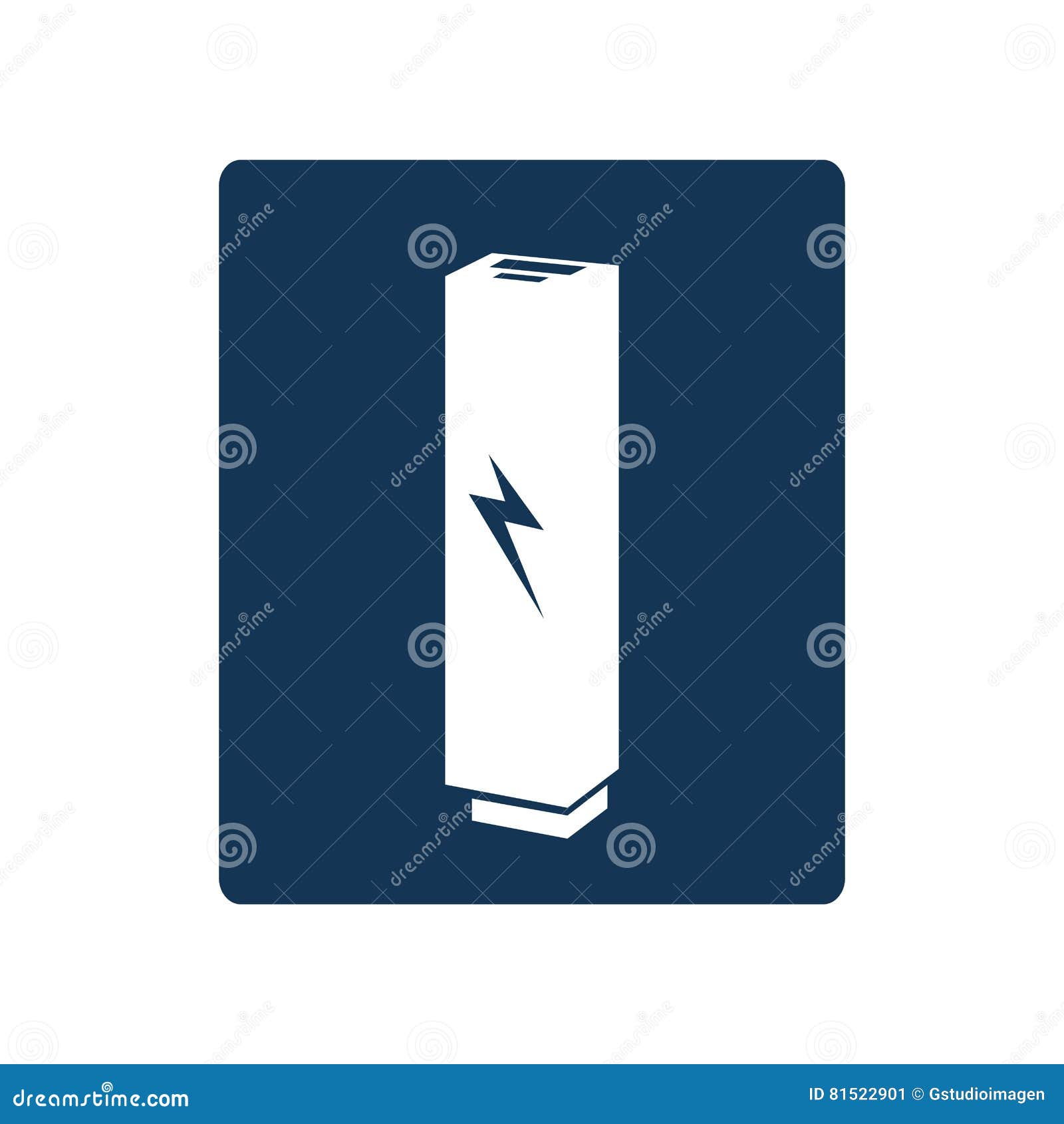 Backup energy supply icon stock vector. Illustration of electrical ...