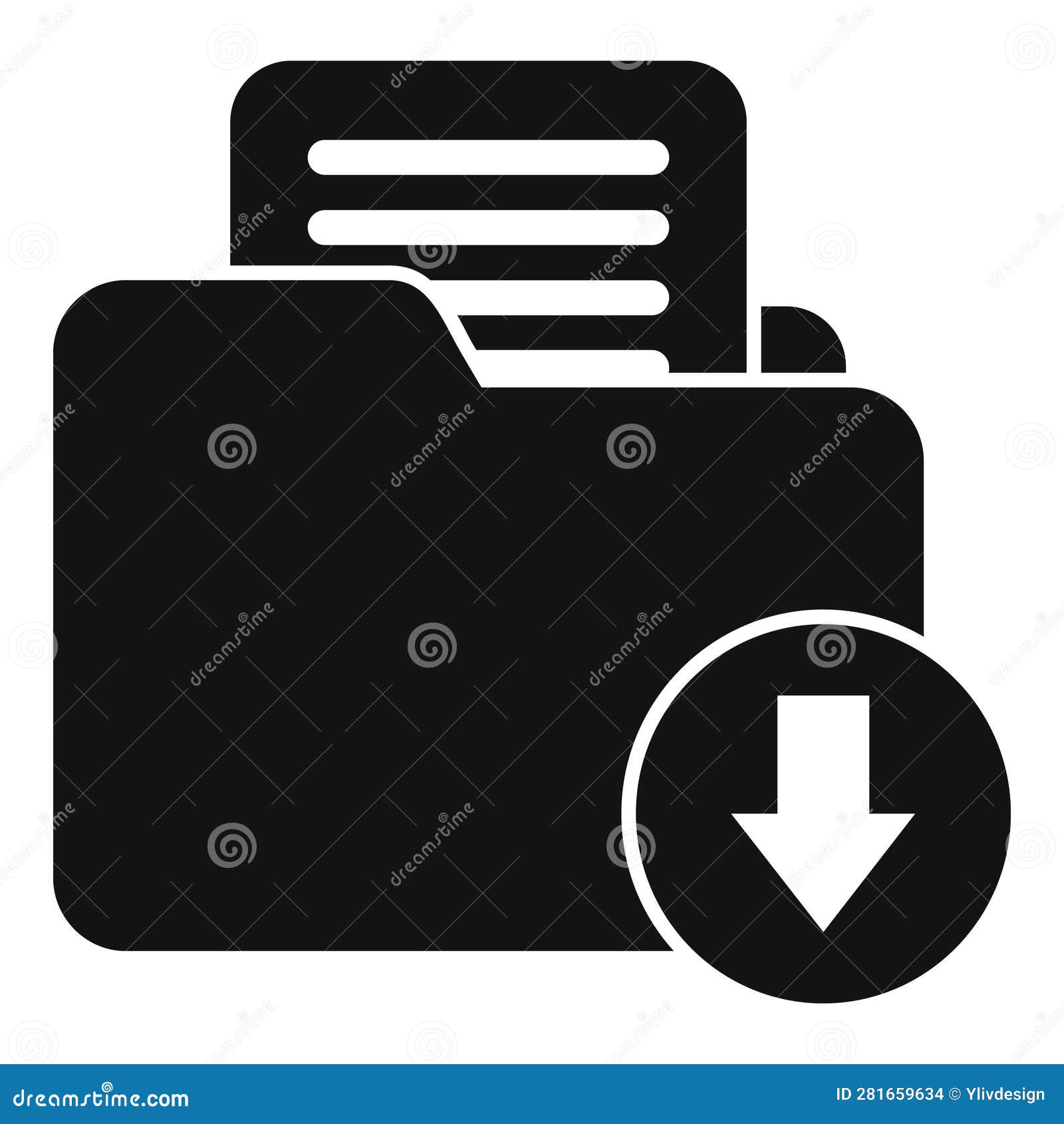 Backup Folder Icon Simple Vector. Data Storage | CartoonDealer.com #281659634