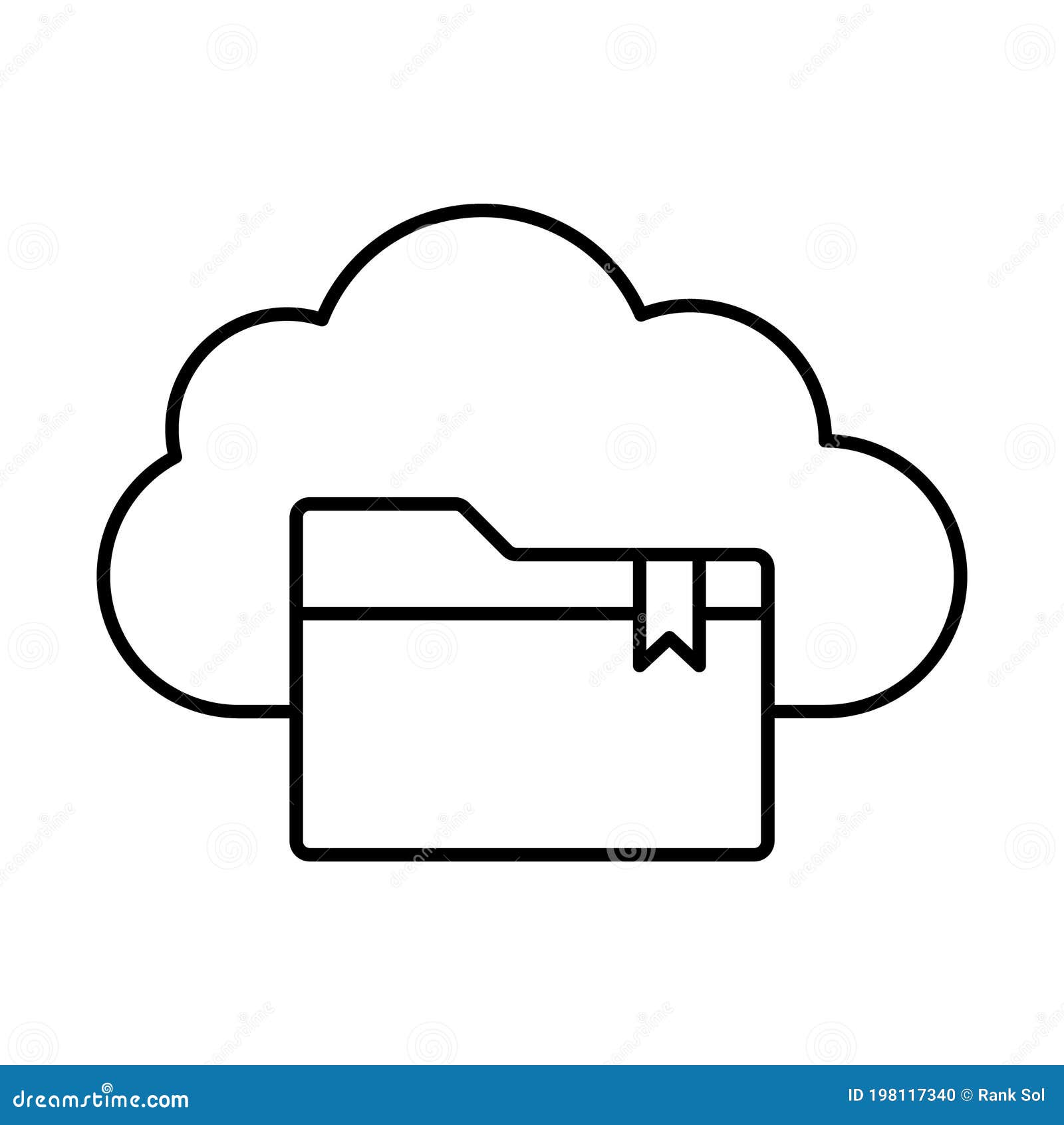 Backup Folder Icon Simple Vector Data Storage