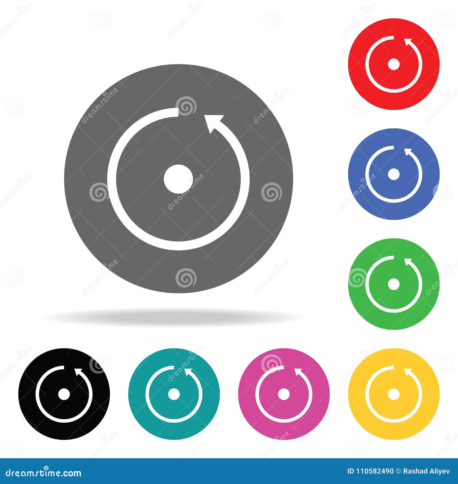 Backup Icon. Backup Sign. Elements in Multi Colored Icons for Mobile ...