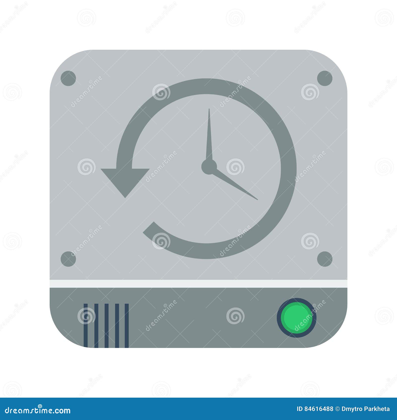 Backup icon stock vector. Illustration of technology - 84616488