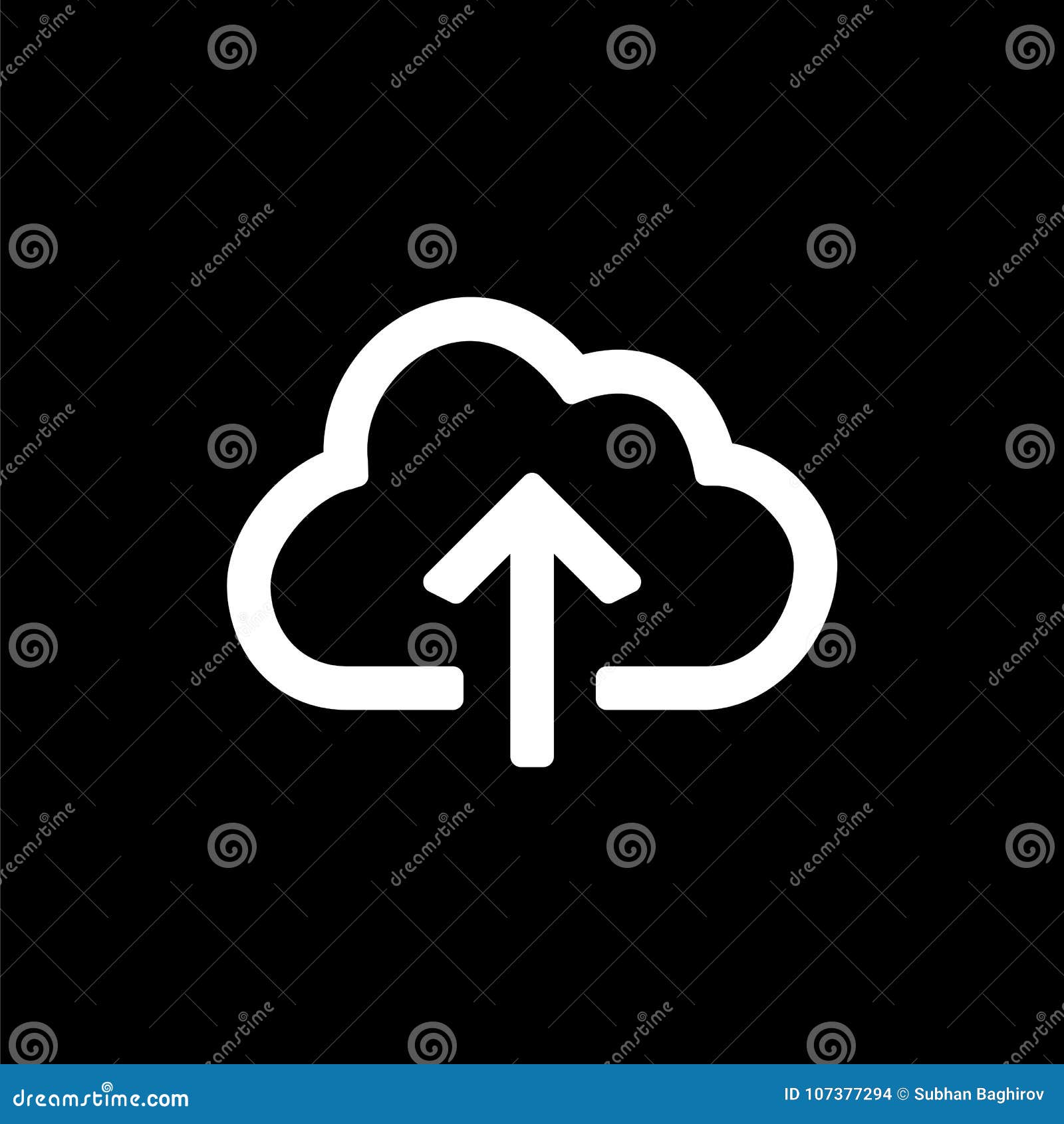 Backup and Restore Data Cloud Icon for Simple Flat Style Ui Design ...