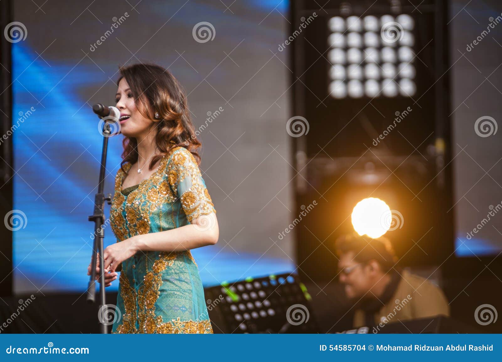 Backup Singer editorial stock image. Image of women, sounds - 54585704