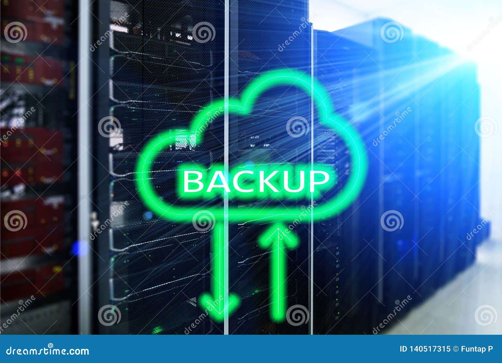 Backup System Recovery Technology Concept on Modern Server Room ... Backup System Recovery Technology Concept on Modern Server Room ...