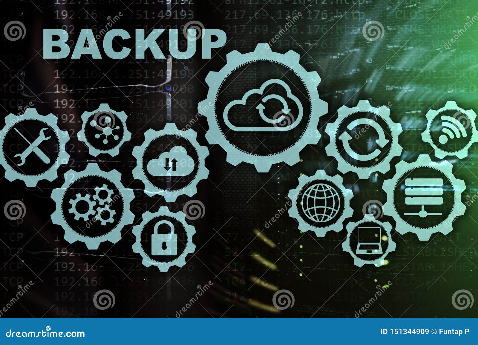 Backup System Recovery Technology Concept on Modern Server Room ... Backup System Recovery Technology Concept on Modern Server Room ...
