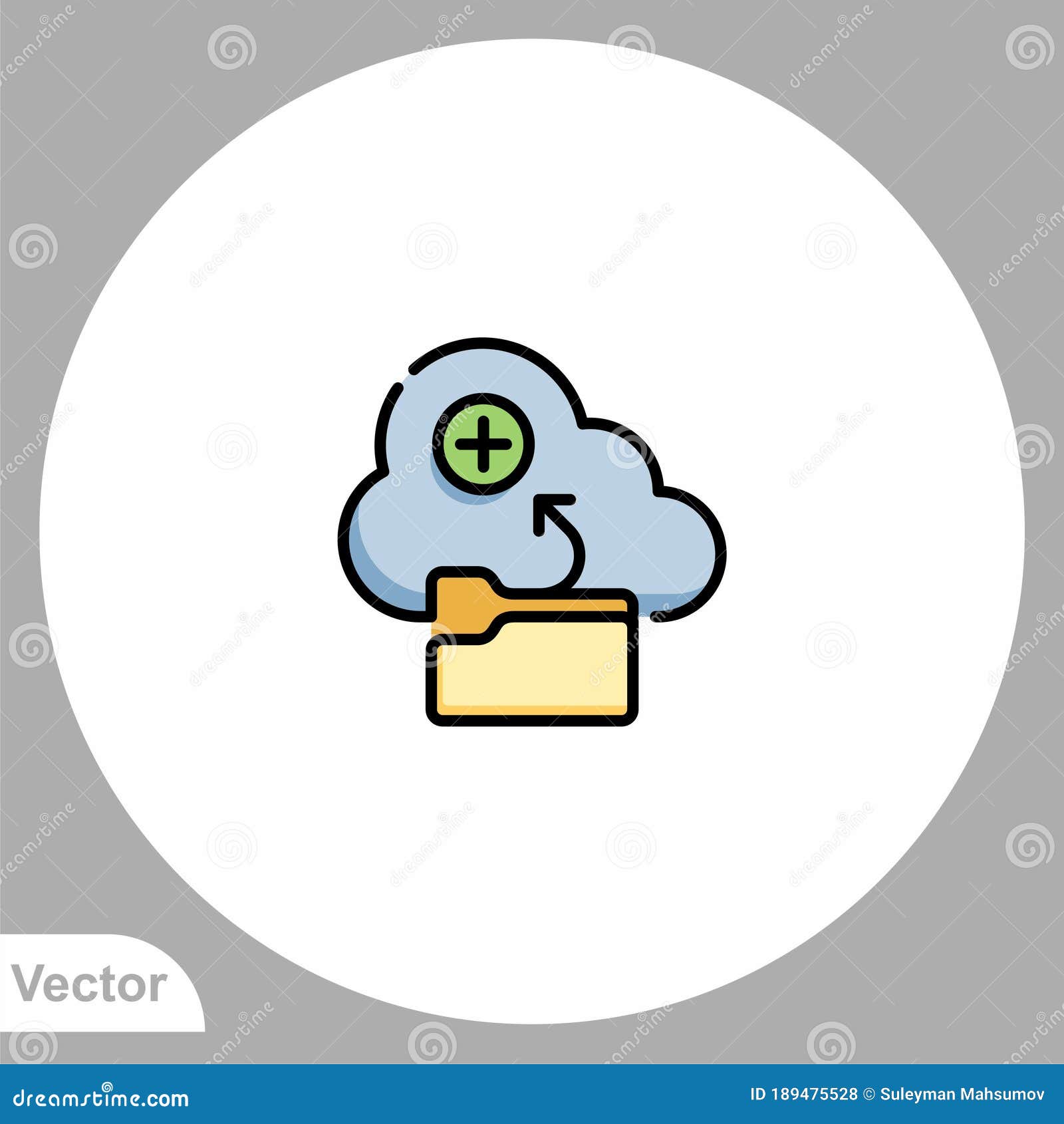 Backup Vector Icon Sign Symbol Stock Vector - Illustration of ...