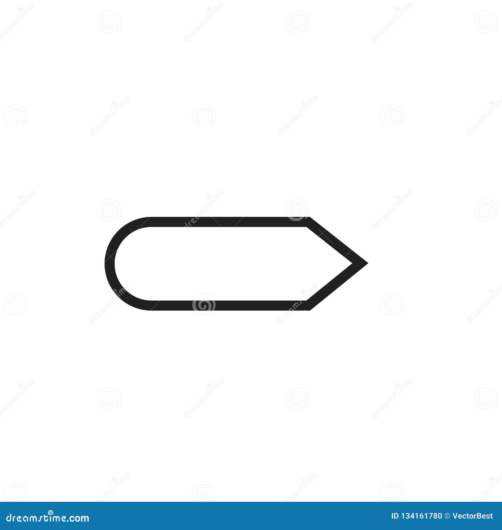 Backward Icon Vector Sign and Symbol Isolated on White Background ...