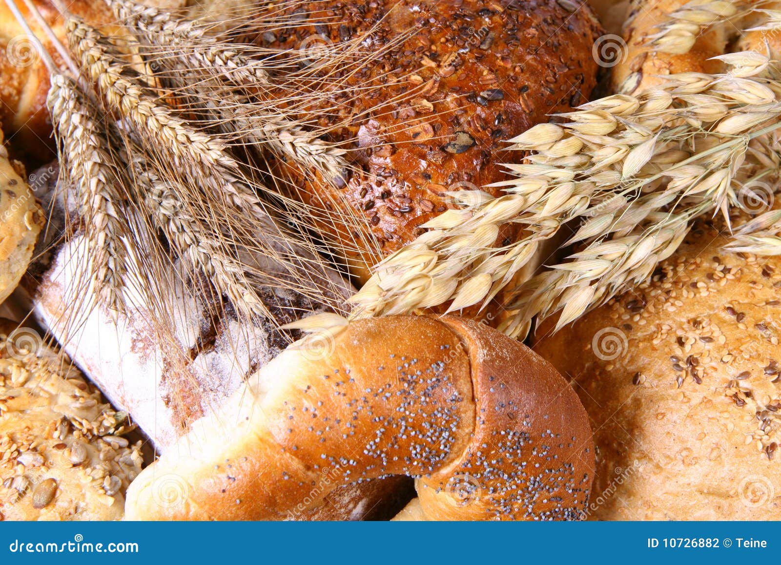 Backwaren stockfoto. Bild von vollständig, brötchen, nahaufnahme - 10726882