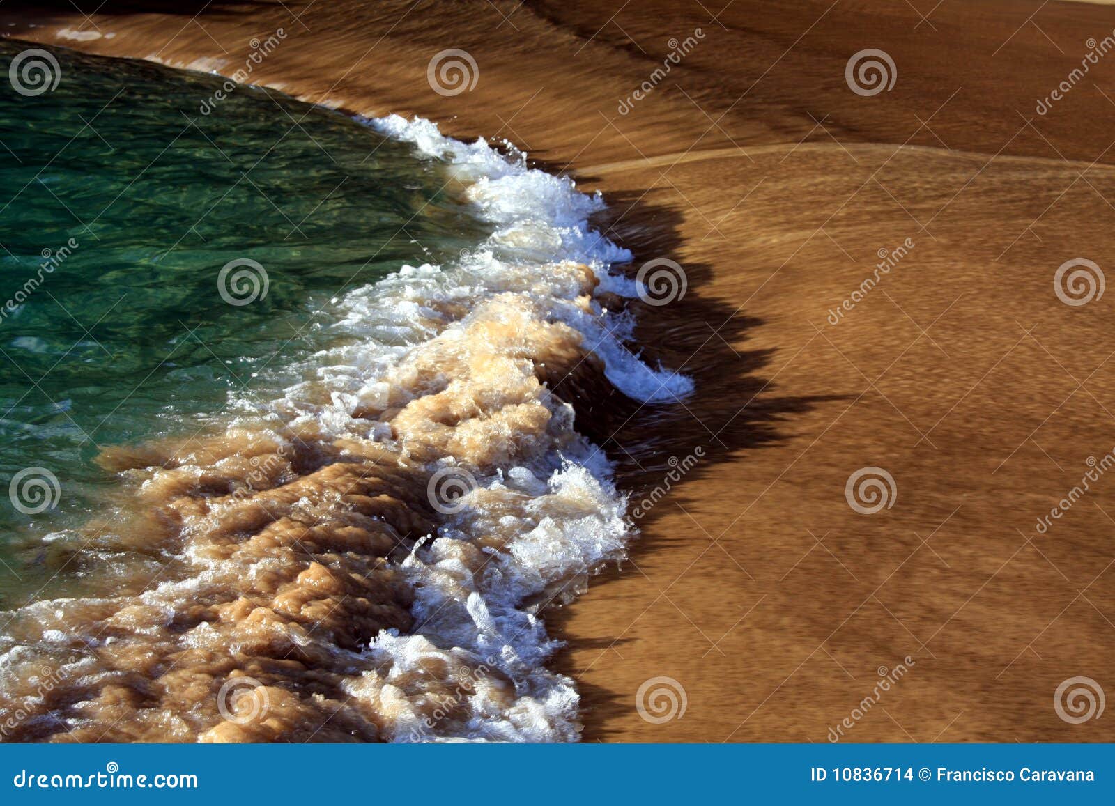 Backwash wave stock photo. Image of portugal, yellow - 10836714