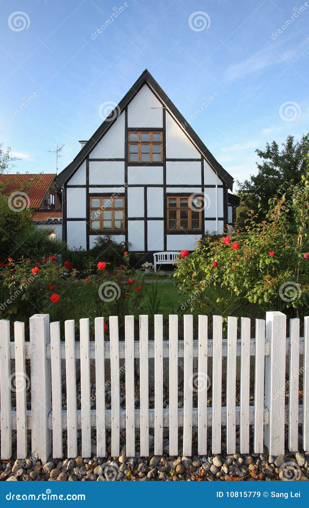 Europe home Backyard stock image. Image of detail, europe - 10815779