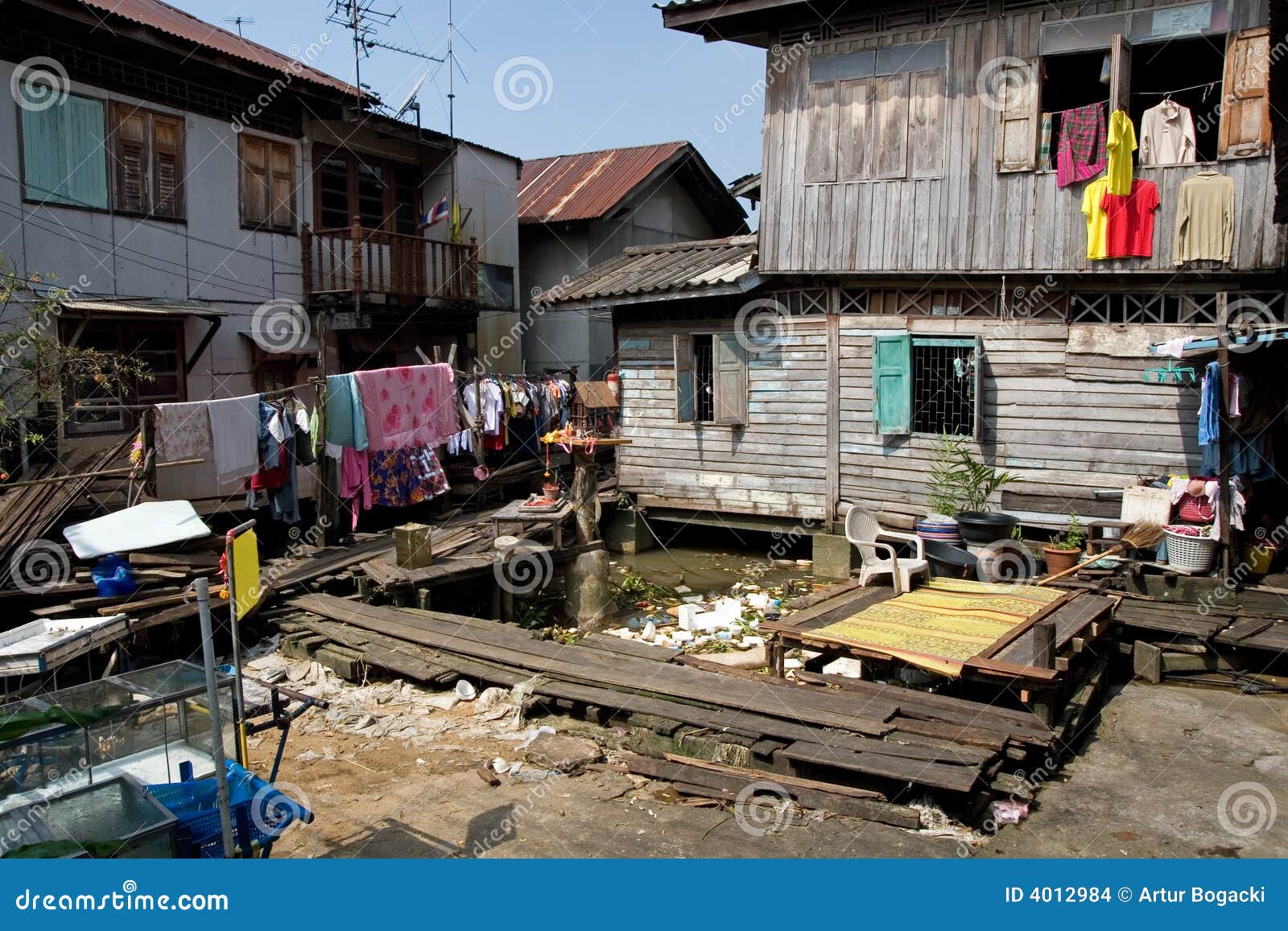Backyard stock photo. Image of urban, house, litter, disorder - 4012984