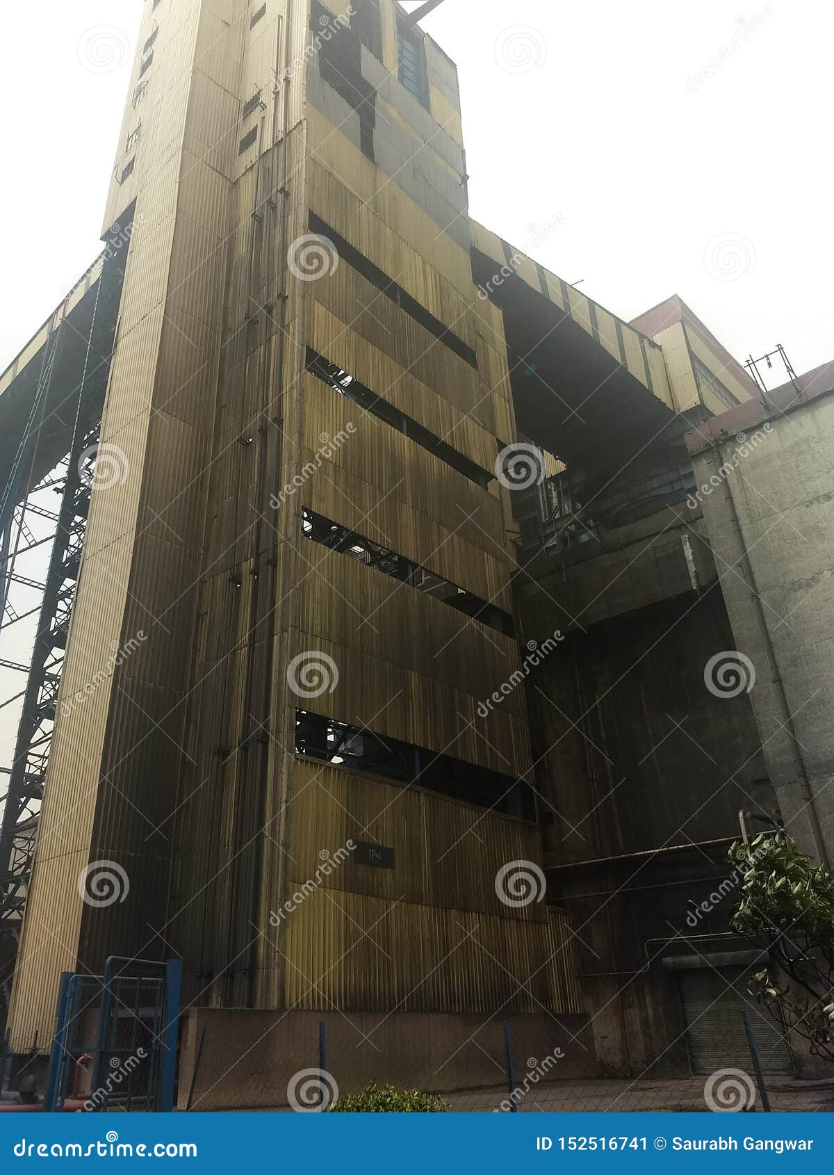 Backyard Area of Crusher House in Thermal Power Plant Stock Image ...