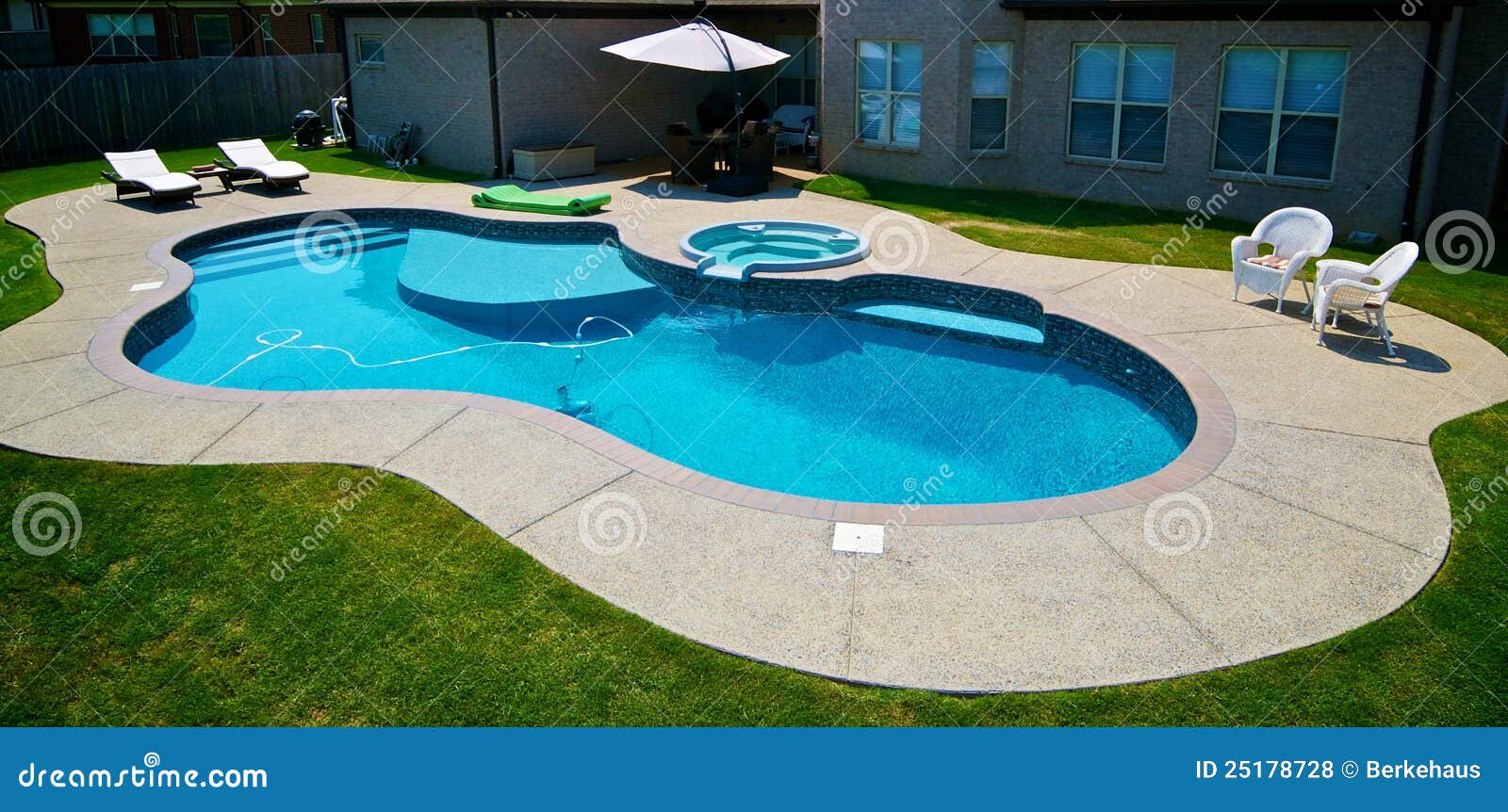 Backyard pool stock photo. Image of outdoor, swim, building - 25178728