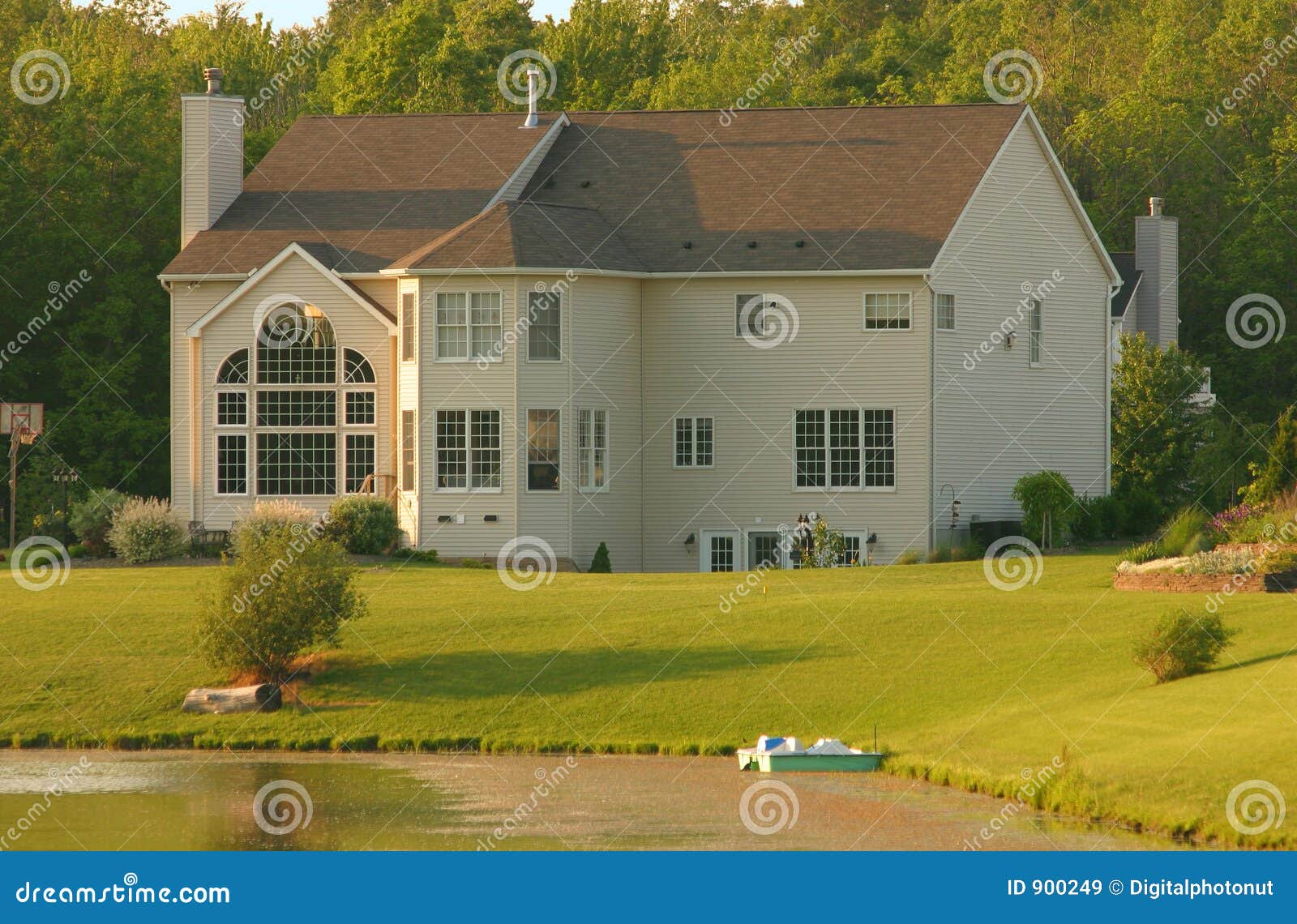Backyard View stock image. Image of development, landscape - 900249