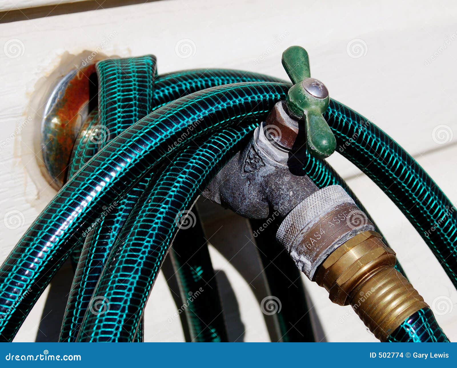 Backyard Water Valve stock photo. Image of houses, hoses - 502774