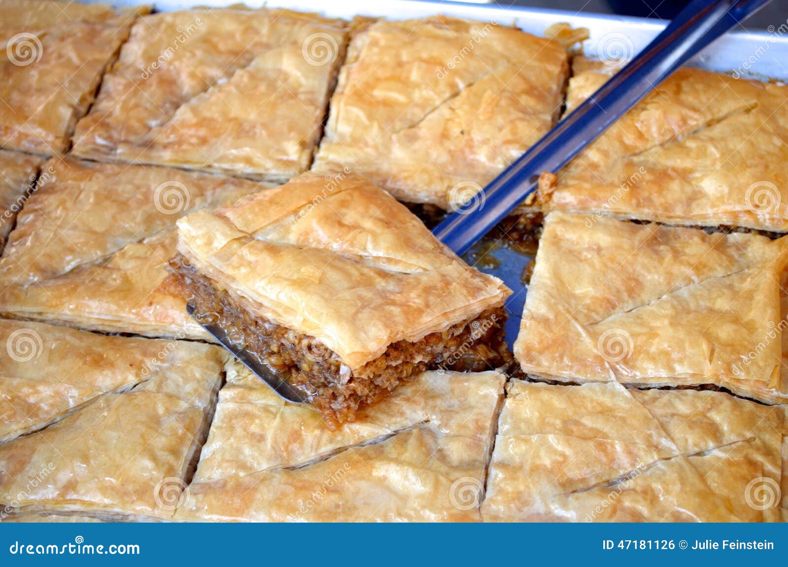 Baclava stock photo. Image of honey, pistachio, sweet - 47181126