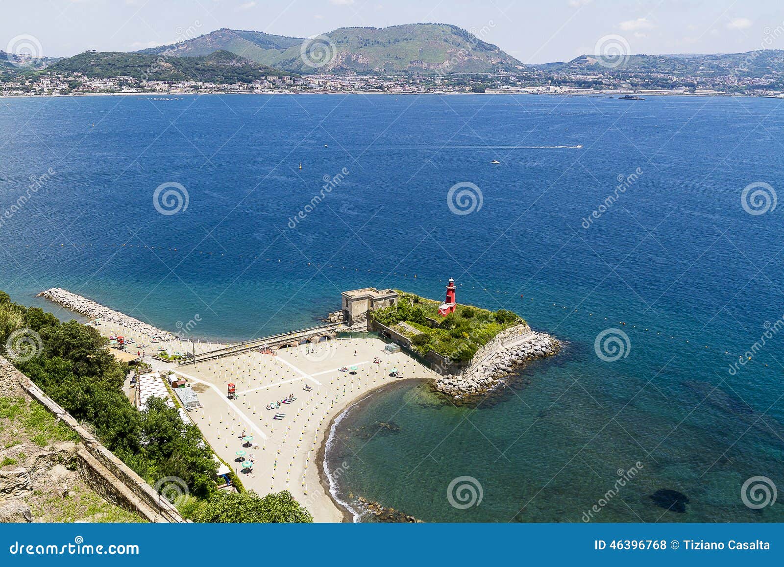 Bacoli near Naples stock photo. Image of nature, water - 46396768