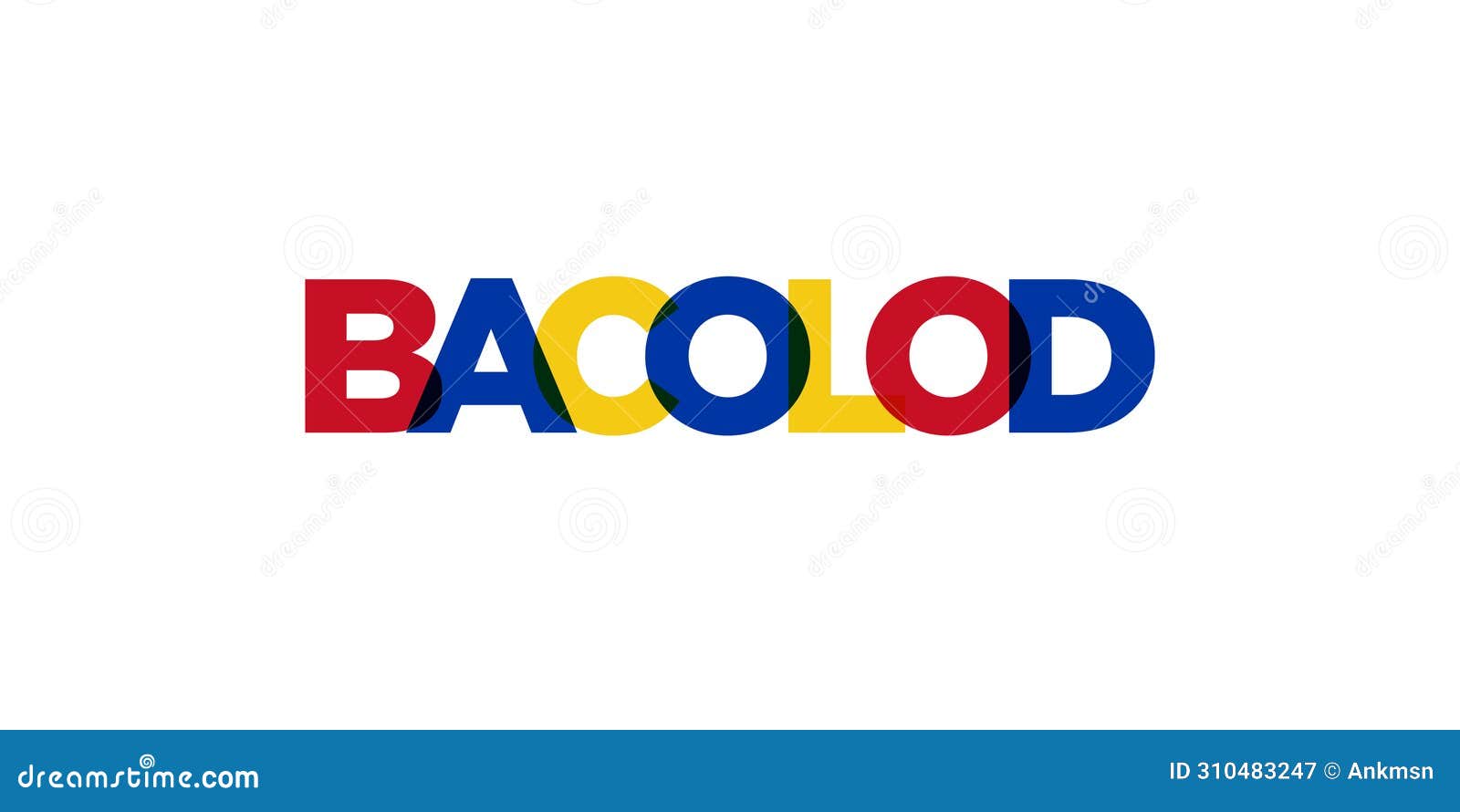 Bacolod in the Philippines Emblem. the Design Features a Geometric ...