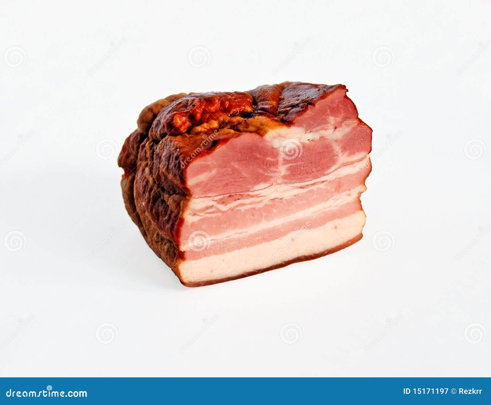 Bacon_1 stock image. Image of pork, smoked, pink, meat - 15171197