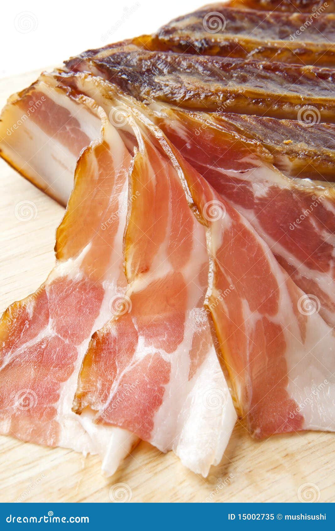 Bacon stock image. Image of pork, meat, strips, crisp - 15002735