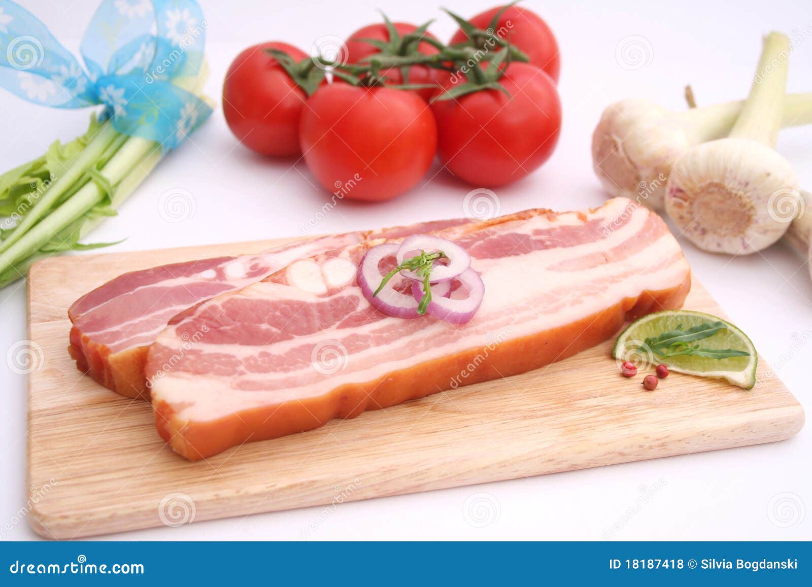 Bacon stock photo. Image of smoked, pork, food, freshness - 18187418