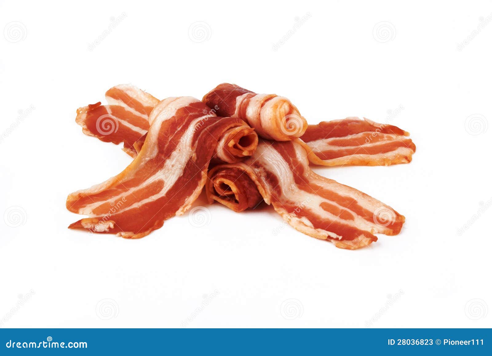 Bacon stock image. Image of greasy, unhealthy, pile, breakfast - 28036823