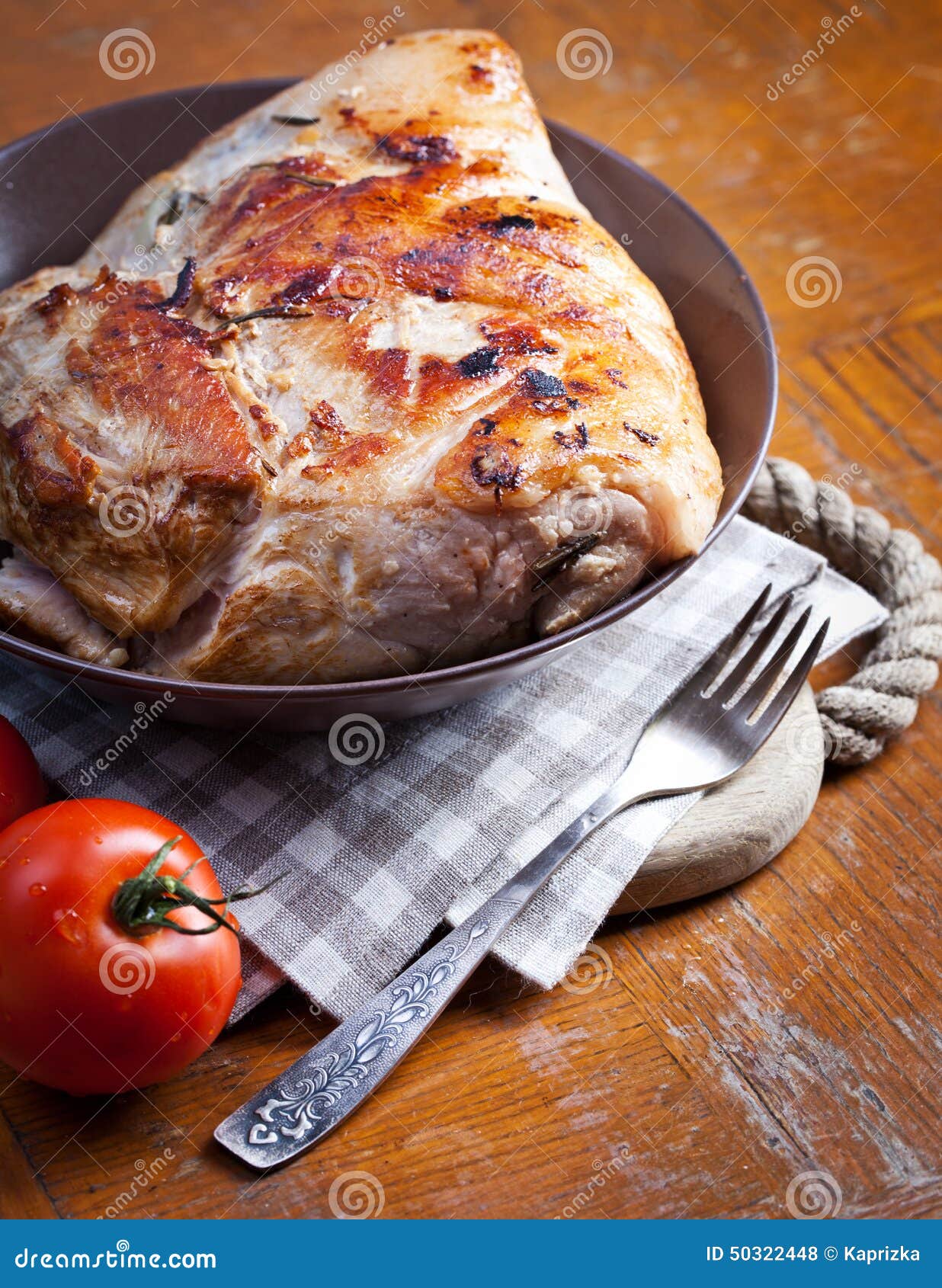 Bacon Block Boiled in Low Temperaturee, Followed by Roasting (Sous-vide ...