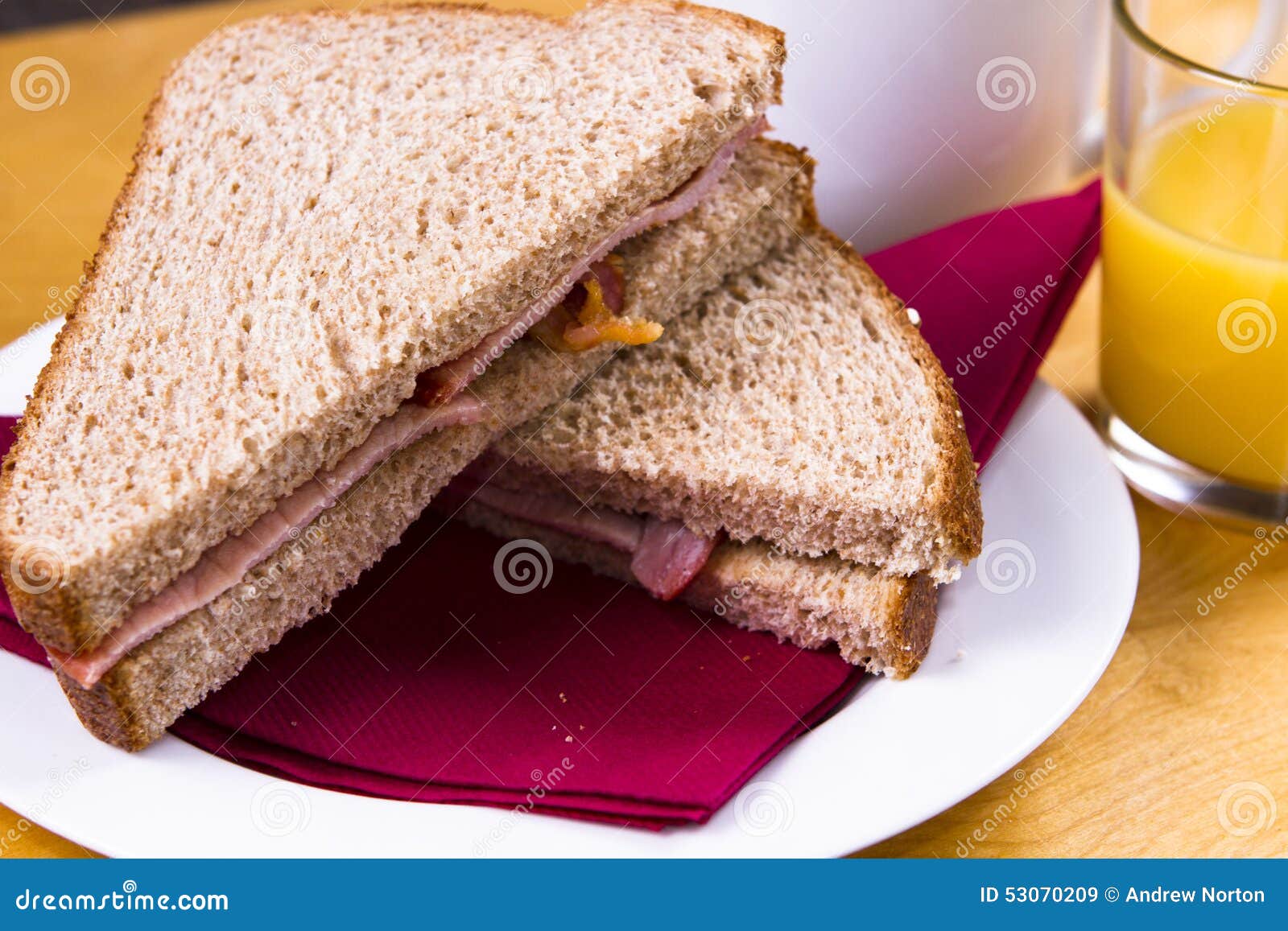 Bacon butty stock image. Image of line, english, cuts - 53070209