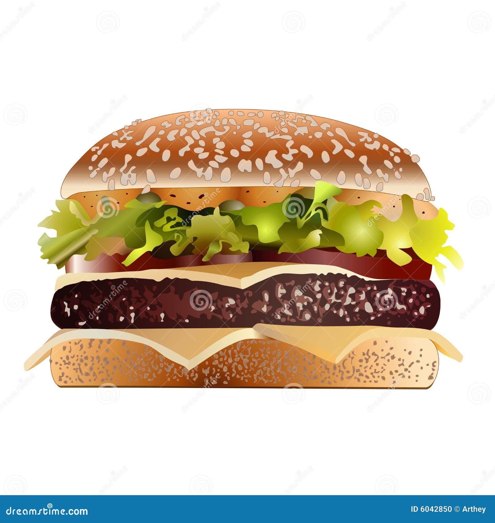 Bacon cheeseburger stock vector. Illustration of barbecue - 6042850 Bacon cheeseburger stock vector. Illustration of barbecue - 6042850