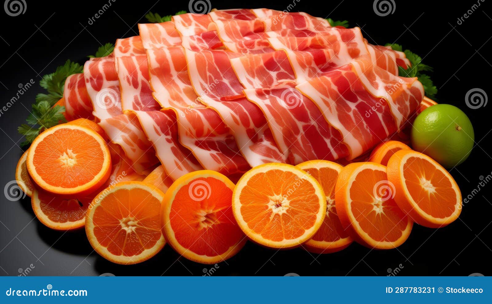Bacon of Cut Citrus Fruits: a Multi-layered Composition with Luminous ...