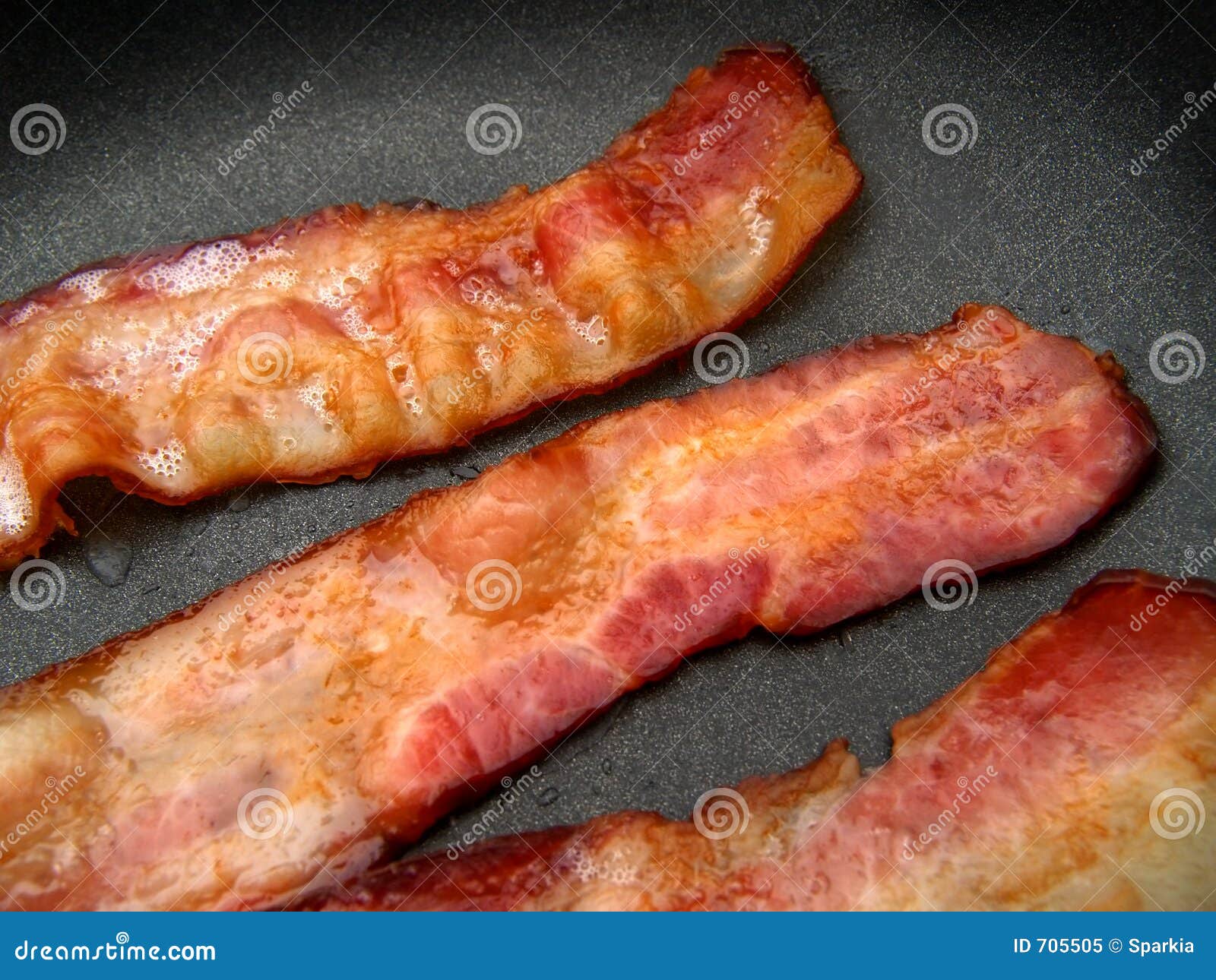 Bacon frying stock image. Image of breakfast, kitchen, restaurant - 705505