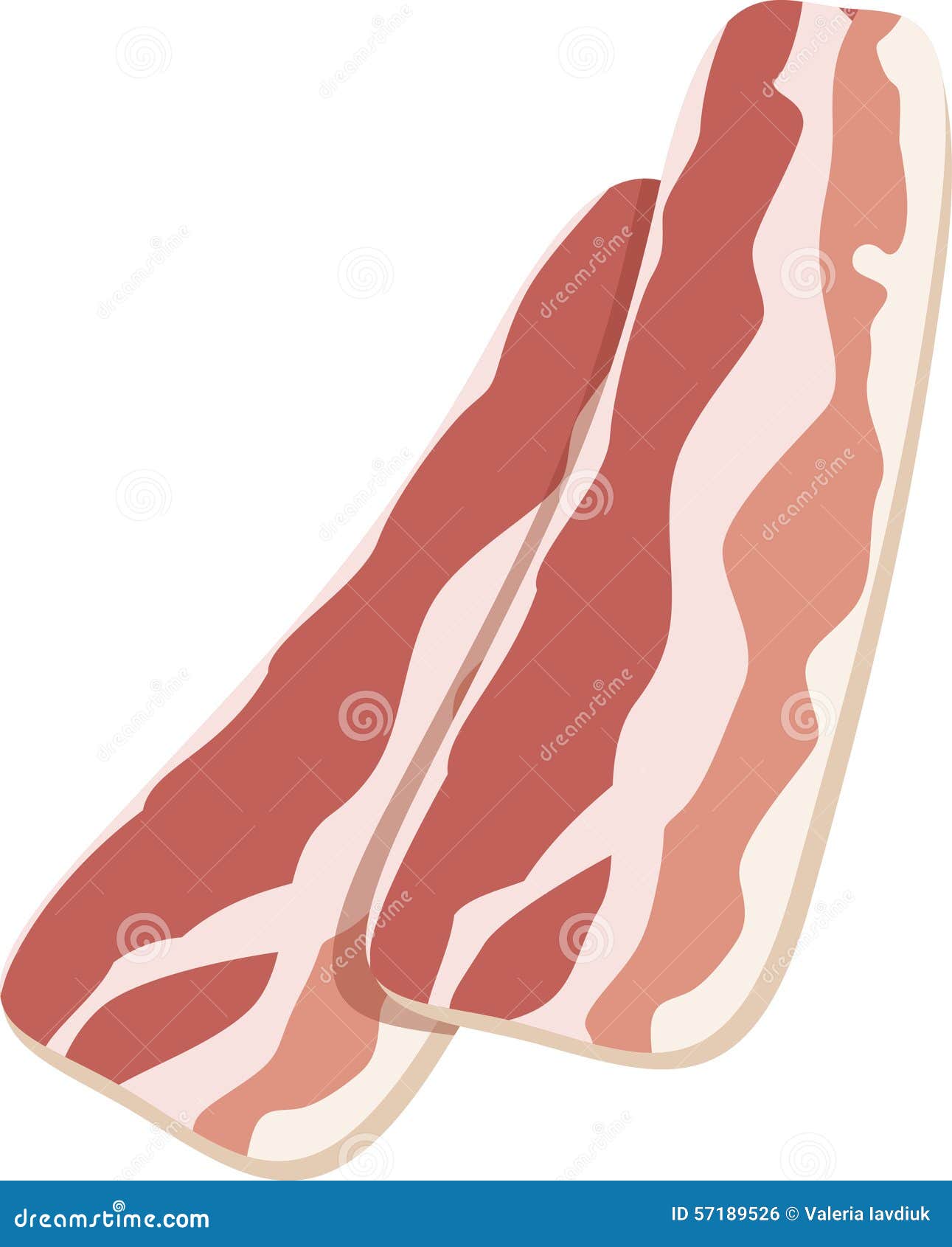Bacon icon stock vector. Illustration of element, freshness - 57189526