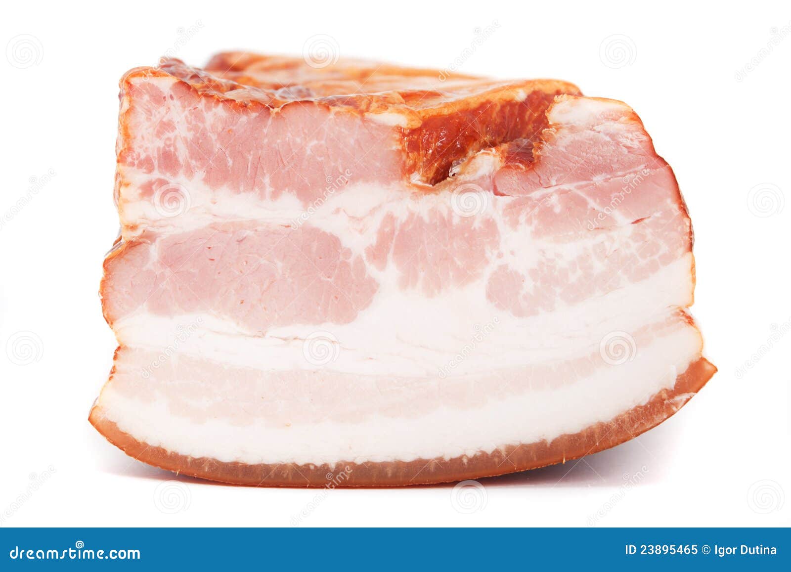Bacon isolated on white stock image. Image of ingredient - 23895465
