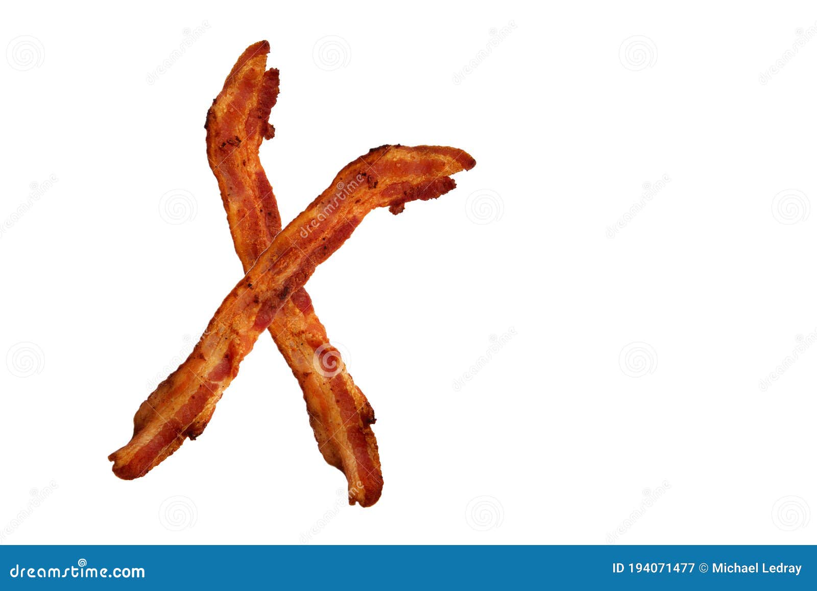 Bacon letter X stock image. Image of slice, crisp, sliced - 194071477