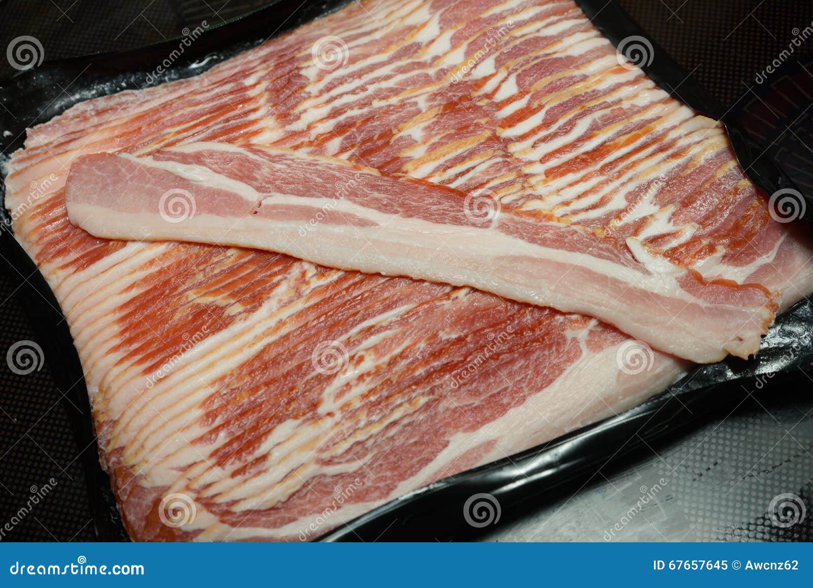 Bacon pack stock image. Image of chopping, edible, healthy - 67657645