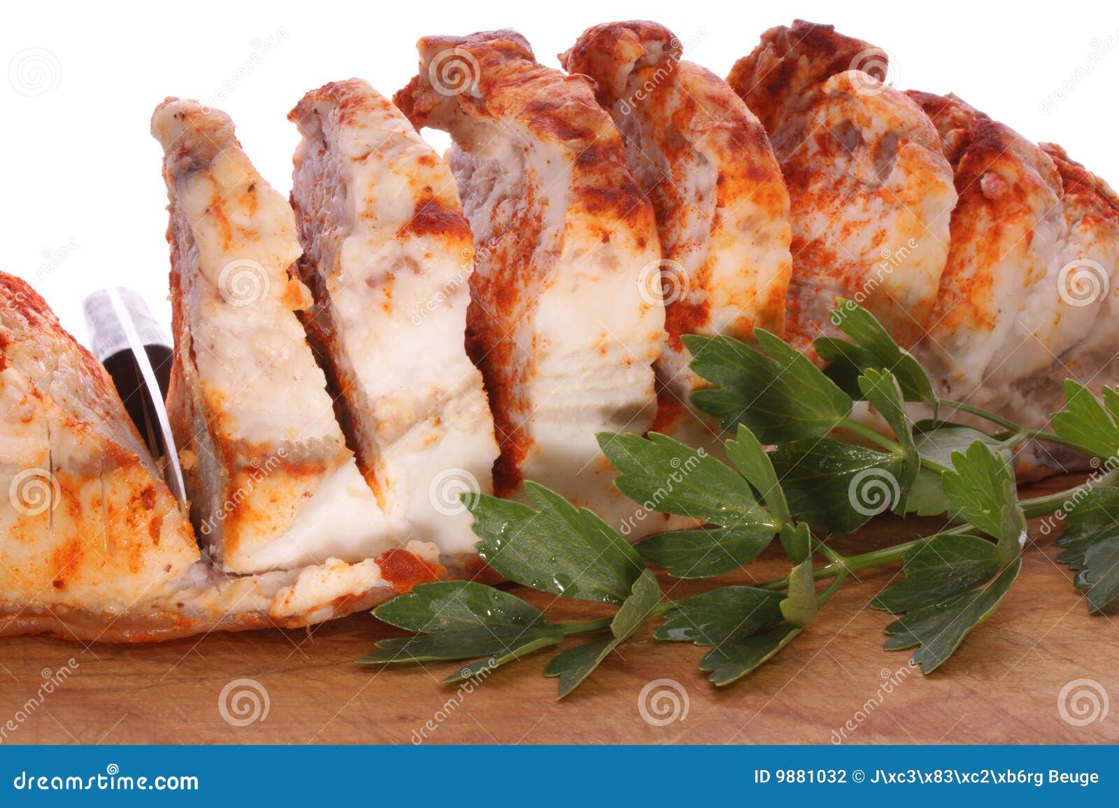 Bacon with Paprika Powder on Timber Board Stock Photo - Image of powder ...