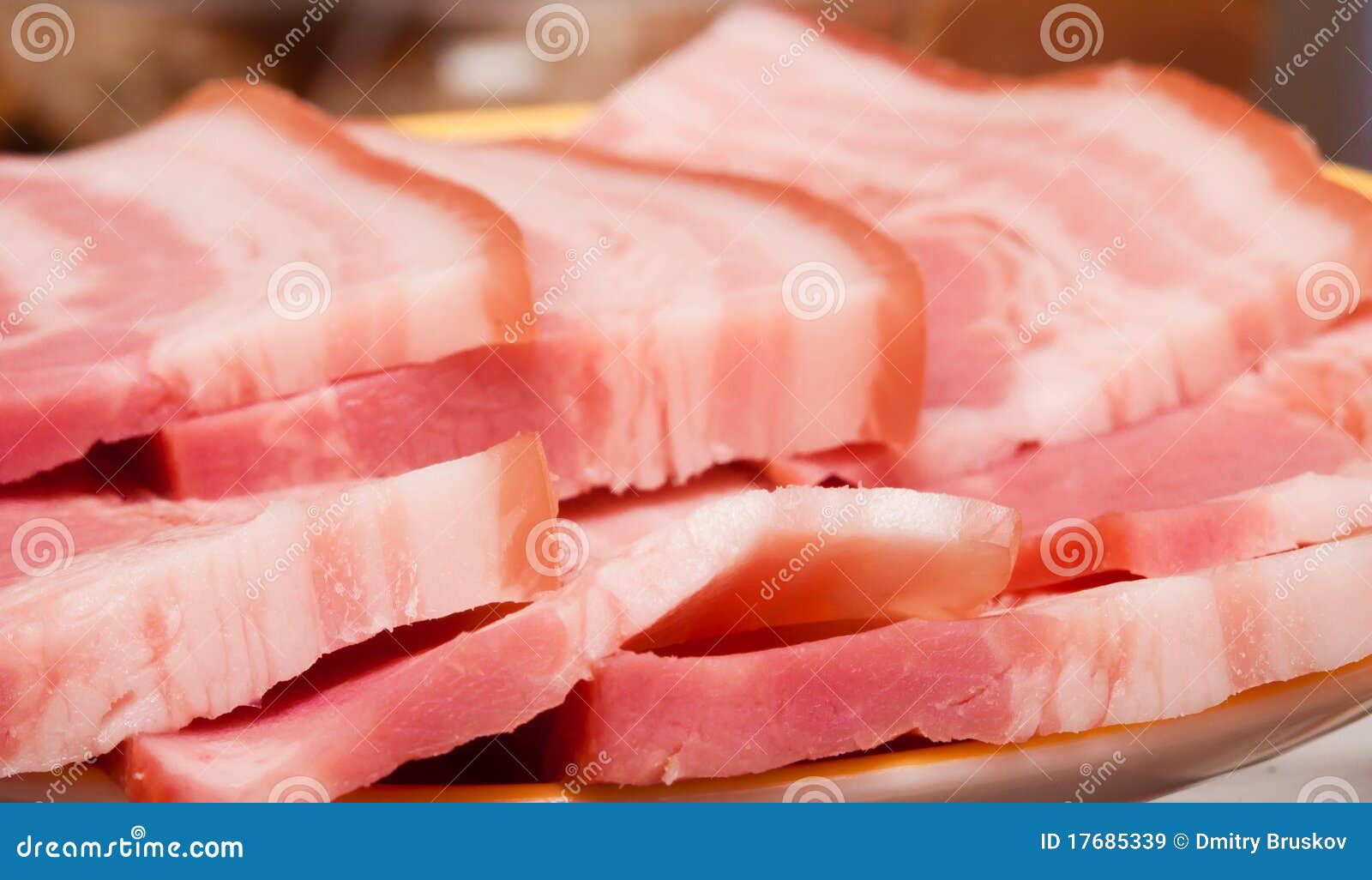 Bacon plate stock image. Image of kitchen, diet, food - 17685339