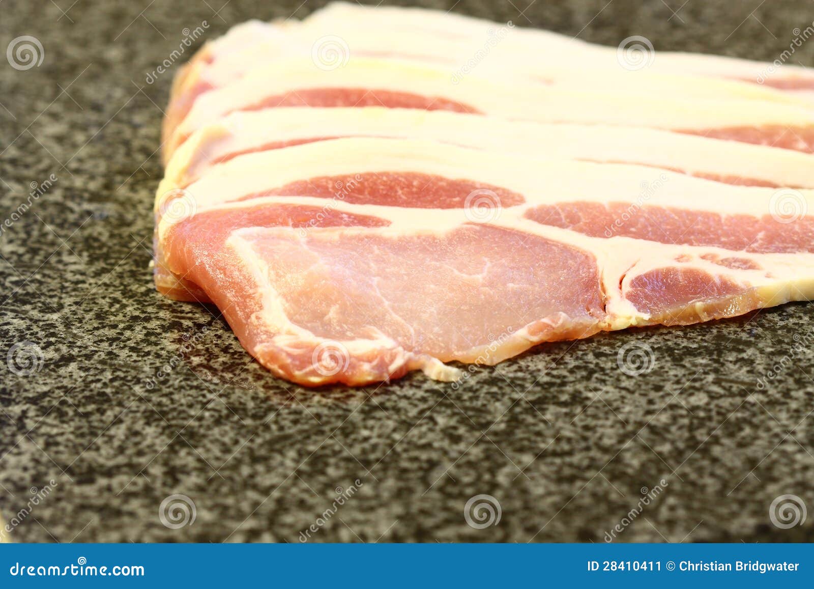Bacon rashers a stock image. Image of animal, fatty, fresh - 28410411