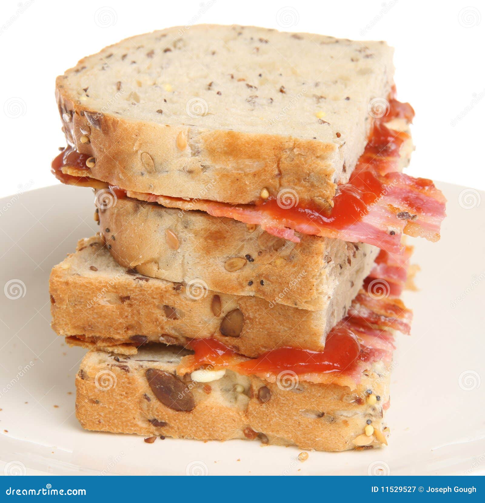 Bacon Sandwich stock image. Image of breakfast, sandwich - 11529527