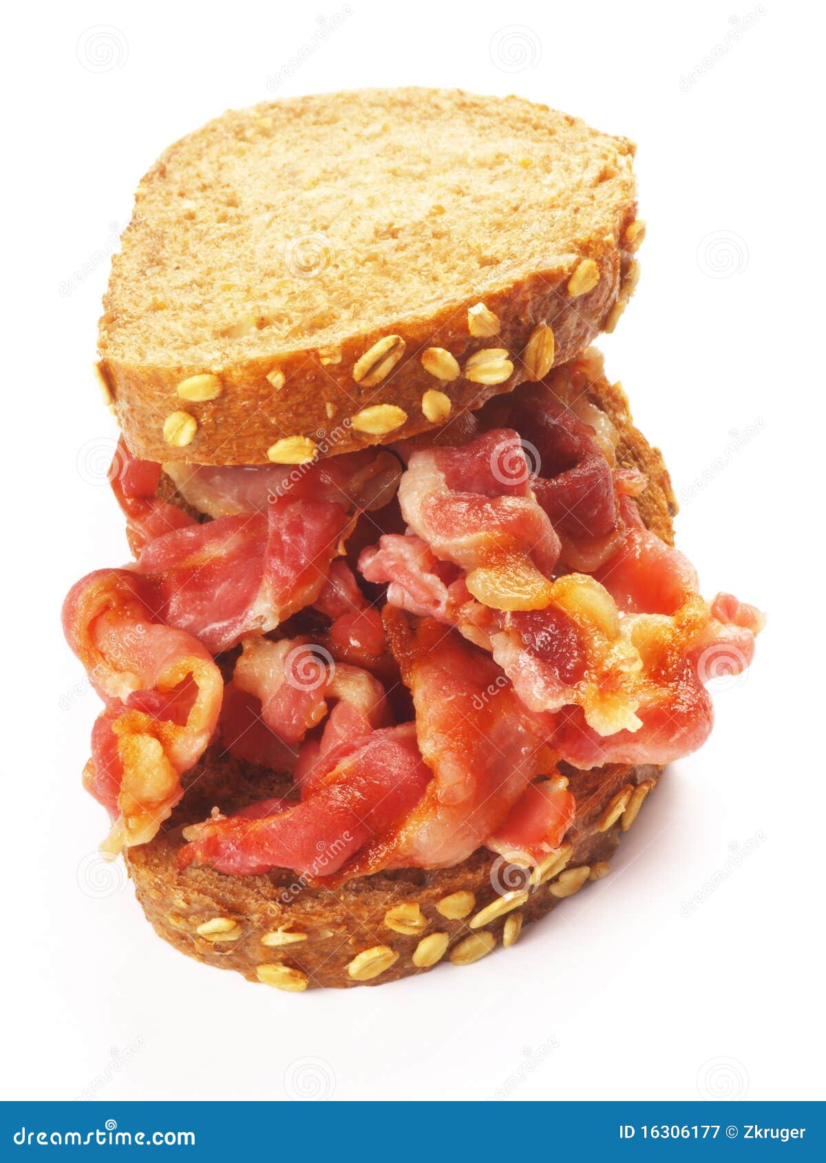 Bacon sandwich stock image. Image of meat, color, breakfast - 16306177
