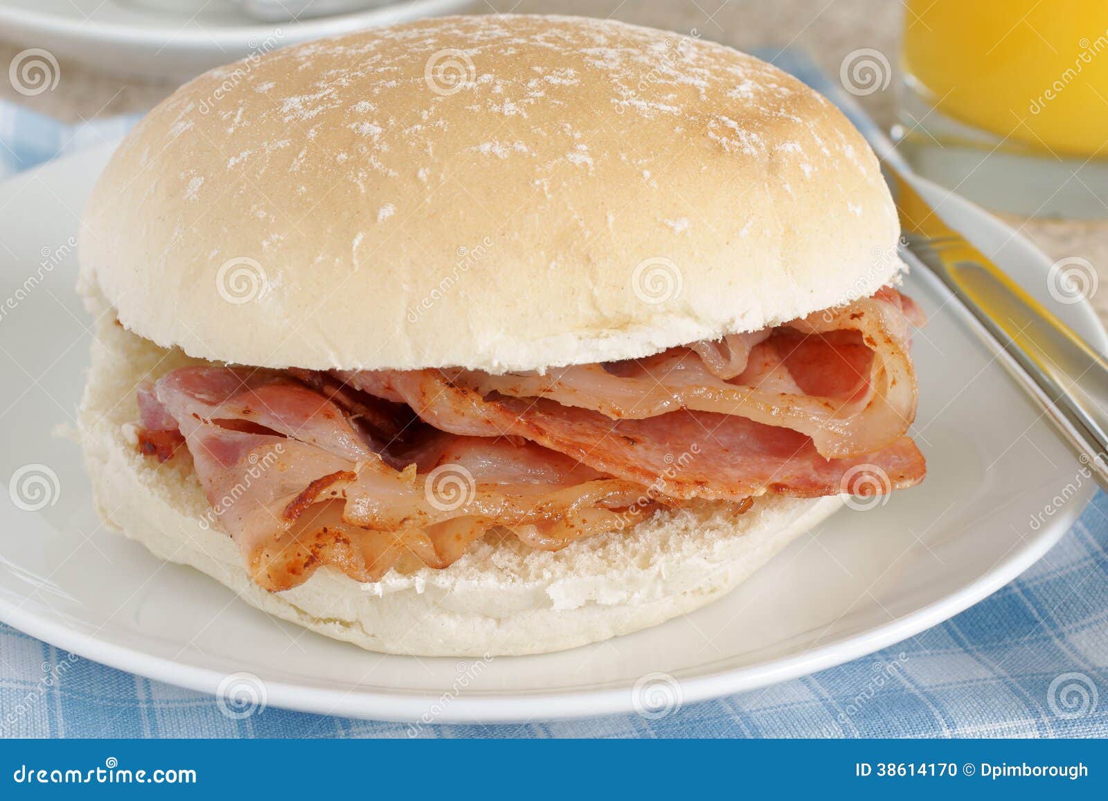 Bacon Sandwich stock photo. Image of butty, british, bacon - 38614170