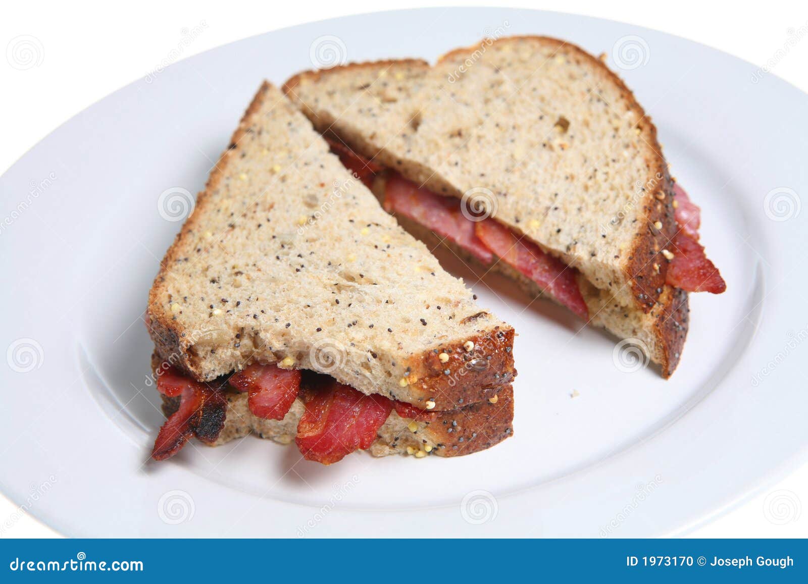Bacon Sarnie stock photo. Image of bread, slice, sandwich - 1973170
