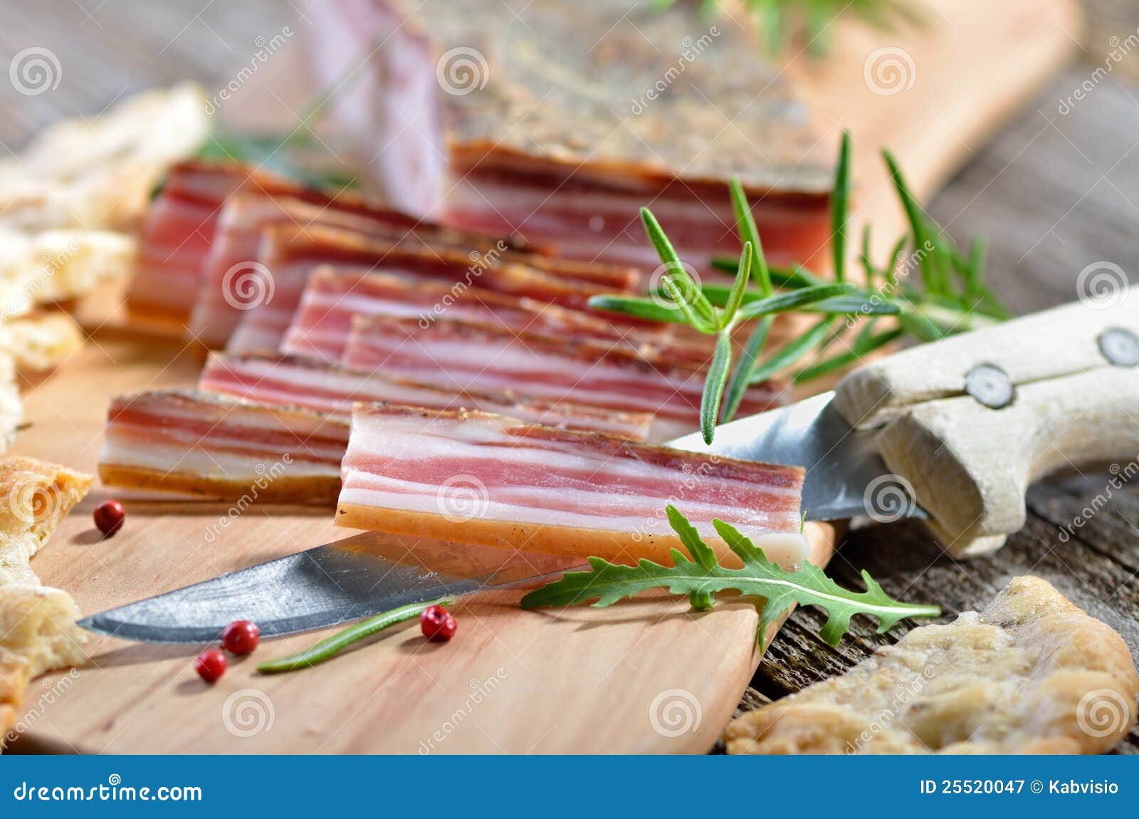 Bacon snack stock image. Image of meat, cured, meal, pork - 25520047