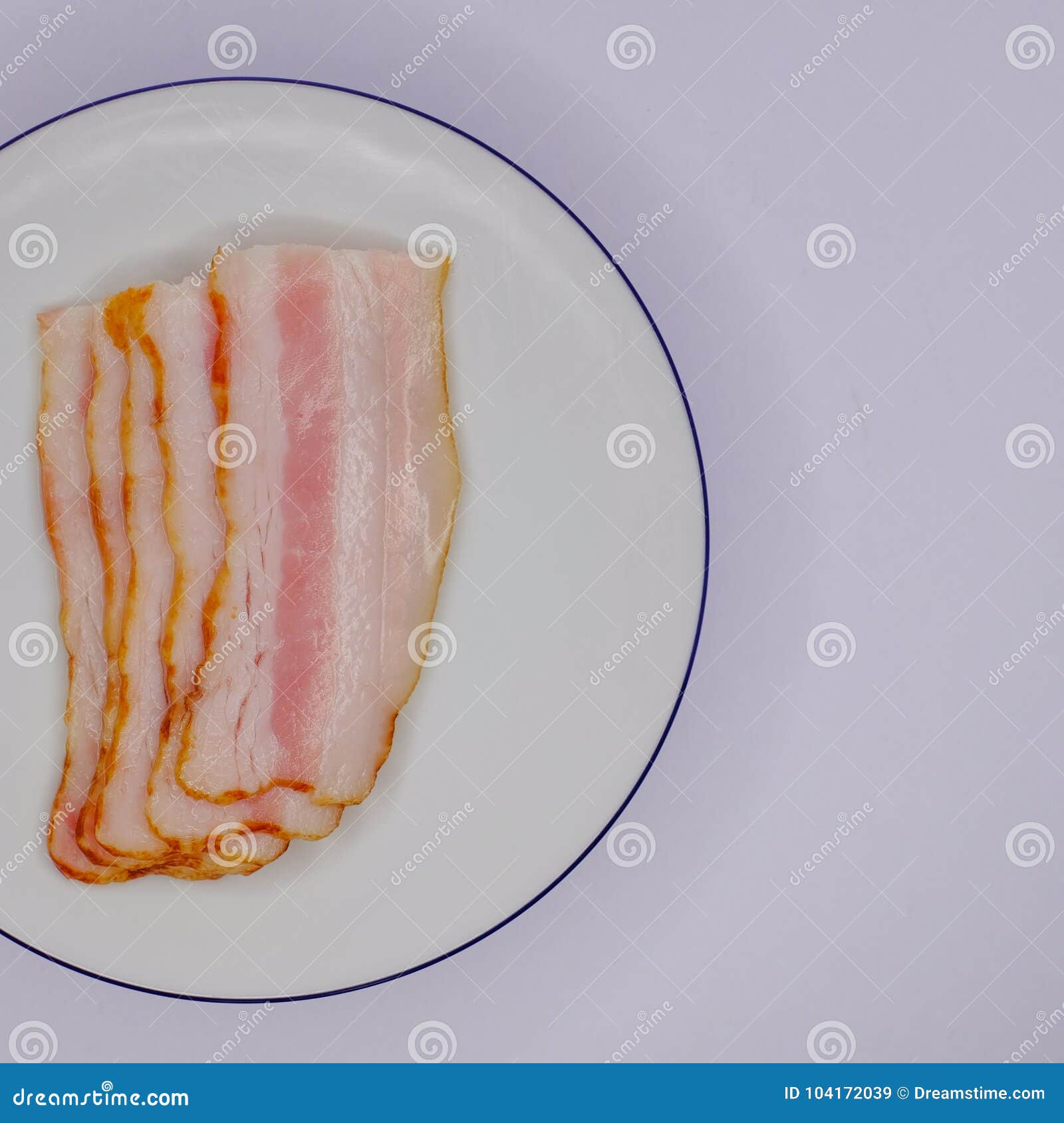 Bacon stock image. Image of food, pork, cuisine, dish - 104172039