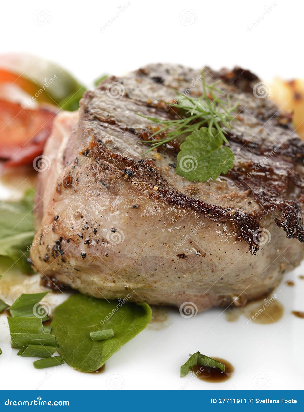 Bacon Wrapped Beef Fillet stock image. Image of cooked - 27711911